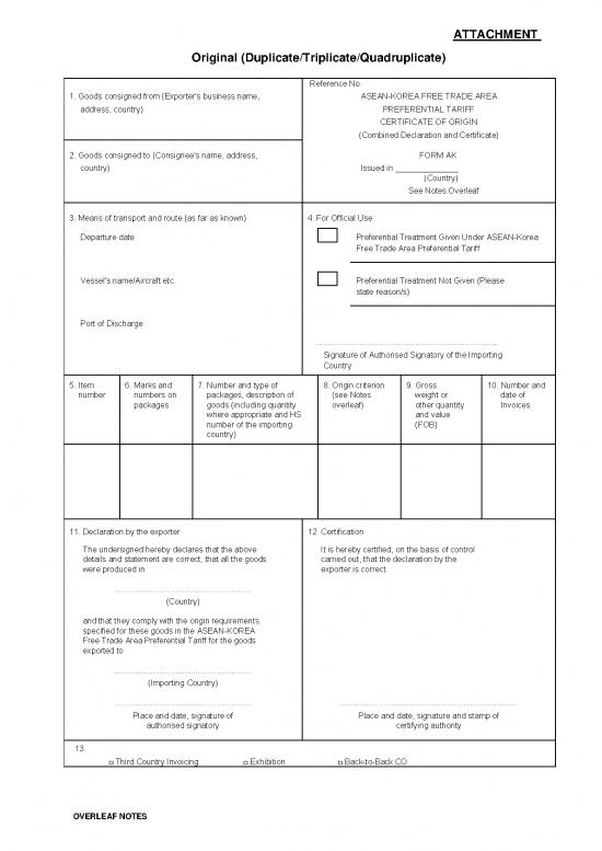 Pdf Certificate Online 104759 | At To Appendix 1 To Annex 3 Co Form Ak ...