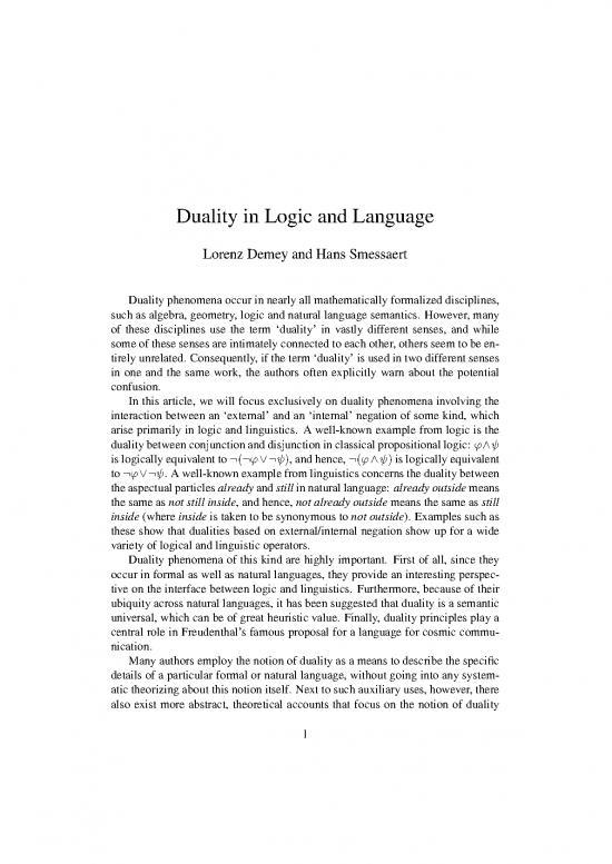 Pdf Language 104273 Duality In Logic And Language Temporary