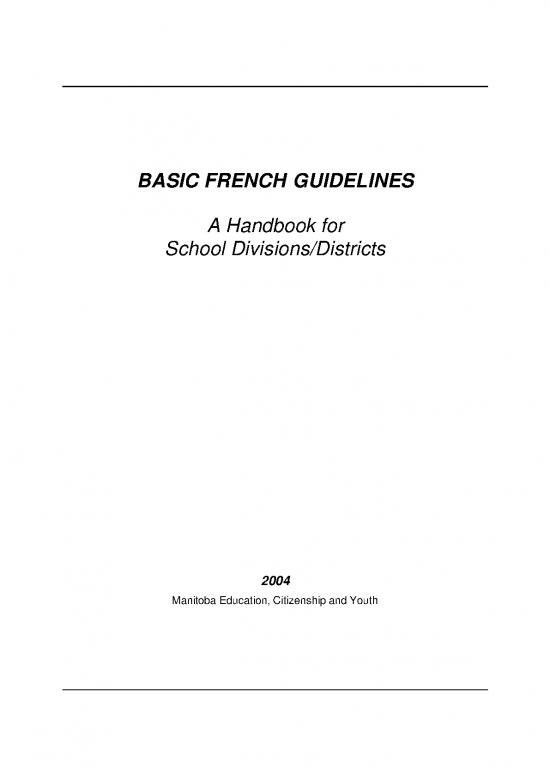 Language Pdf 103005 | Basic French Guidelines