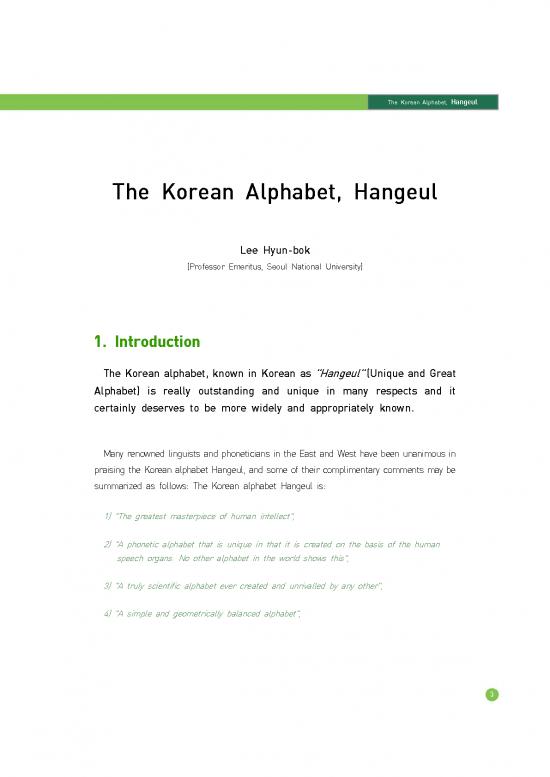 Language Pdf 102289 | The Korean Alphabet Hangeul