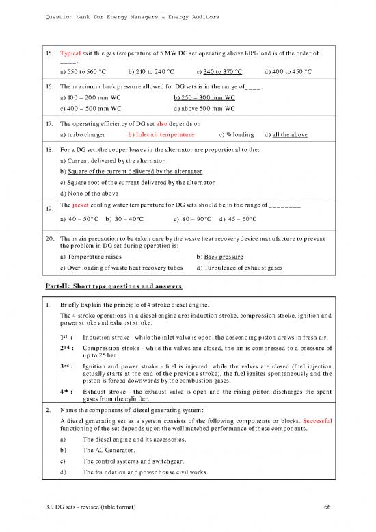 Diesel Pdf 106679 | 9 Dg Sets Revised Table Format