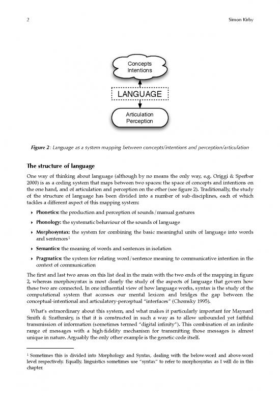 The Evolution Of Language