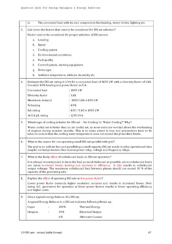 Diesel Pdf 106679 | 9 Dg Sets Revised Table Format