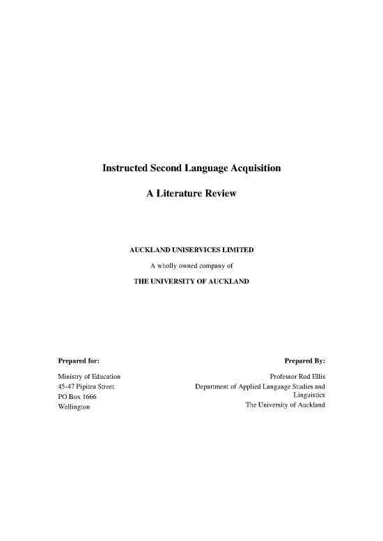 Rod Ellis Second Language Acquisition 105797 | Ellis Instructed Second ...