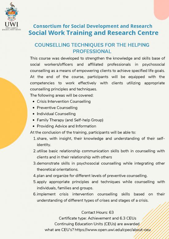 Therapeutic Communication Techniques Pdf 108892 Counselling Techniques Therapeutic Communication Techniques Pdf 108892 Counselling Techniques