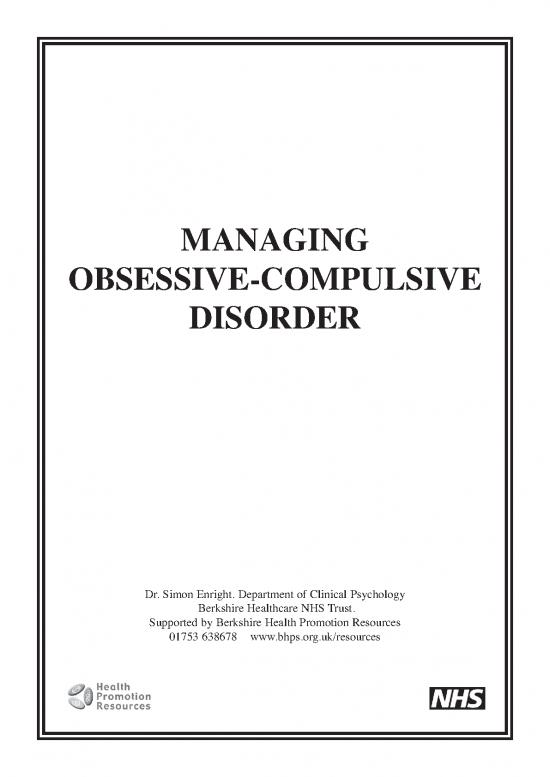 Journey Pdf 107319 Managing Ocd