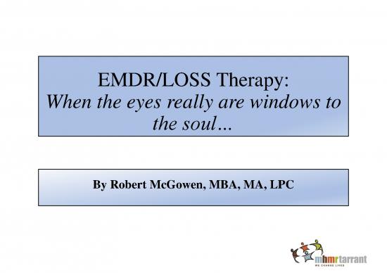 Emdr Pdf 108290 | Mcgowen Handouts Emdr Presentation Emdr Pdf 108290 | Mcgowen Handouts Emdr Presentation
