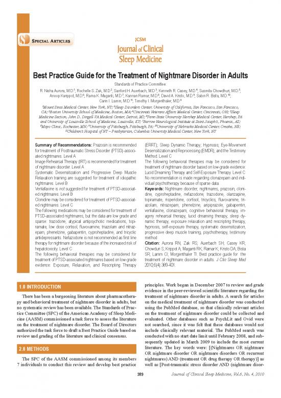 Medicine Pdf 109492 | Nightmaredisorder
