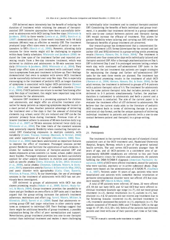 Exposure Response Prevention Pdf 108083 | Concentrated Exposure And ...