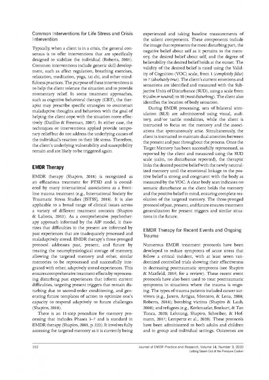 Emdr Pdf 108582 | Emdr Life Stress Protocol