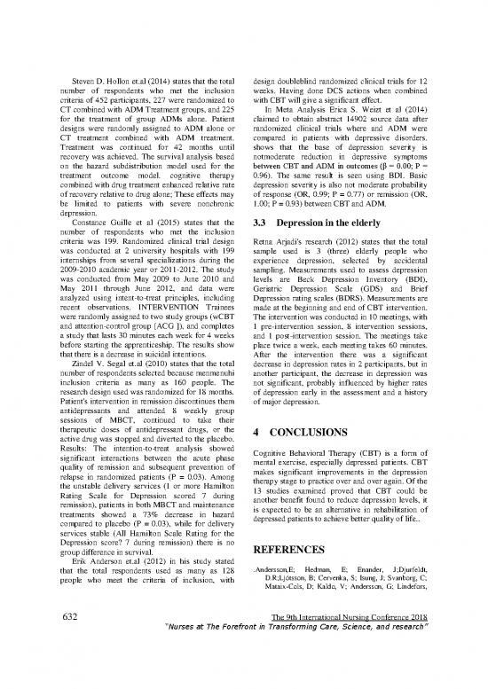 Cbt Pdf 108050 The Effectiveness Of Cbt In Reducing Depression A