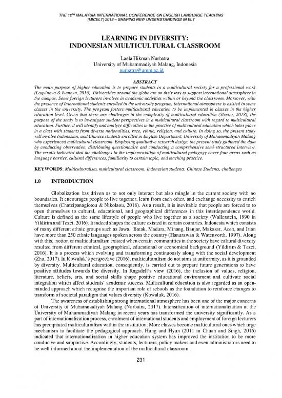 Education Pdf 112100 Nurbatra Multiculturalism Multicultural
