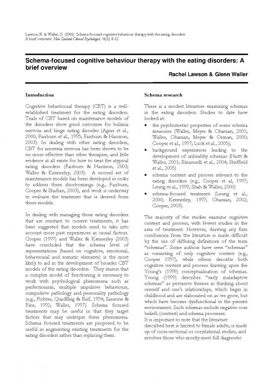 Measures Pdf 111599 | Schema Focused Cognitive Behaviour Therapy With ...