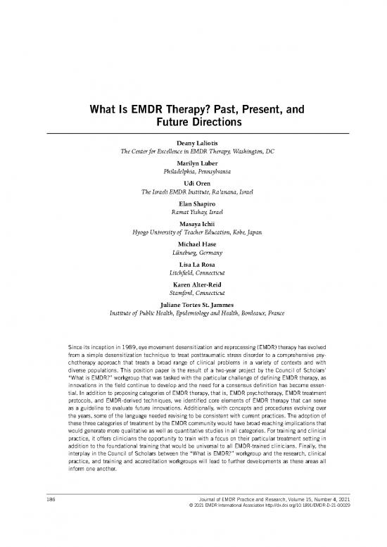 Education Pdf 110643 | What Is Emdr Therapy
