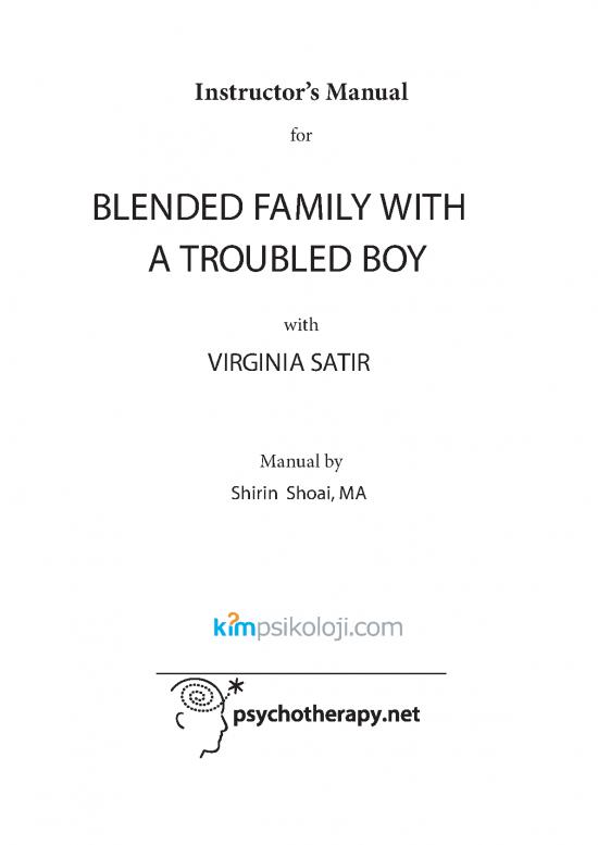 Virginia Satir Family Therapy Pdf 110156 | Blended Family With A ...