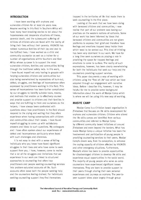 Tree Of Life Narrative Therapy Pdf 110043 | Tree Of Life By Ncazelo ...