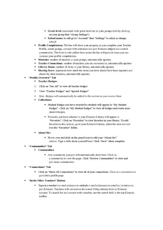 Teacher Profile Pdf 113792 | How To Setup Your Teacher Profile