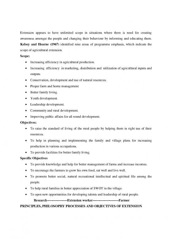 Education Pdf 113582 | Agri Ii Sem Introduction To Agriculture Extension