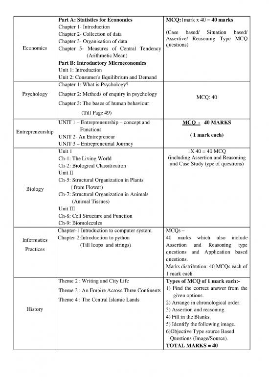 Units Of Measurement Pdf 114011 | Blueprint And Syllabus Class(xi) Unit ...