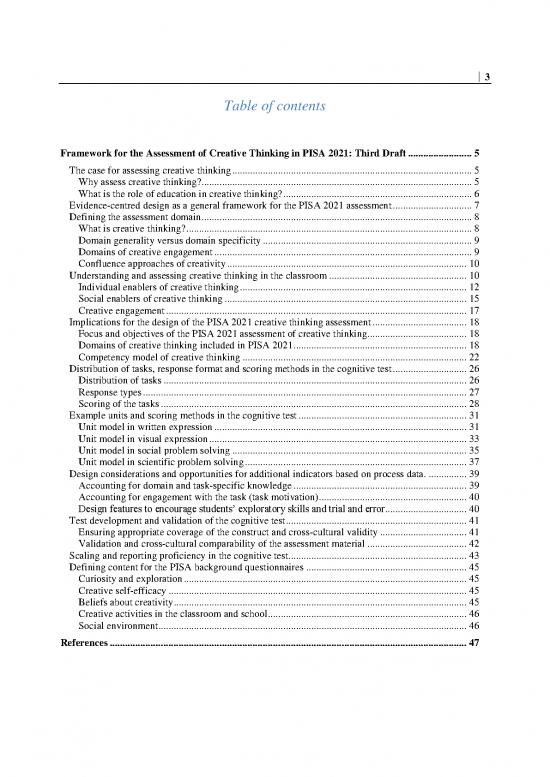 Education Pdf 113532 | Pisa 2021 Creative Thinking Framework