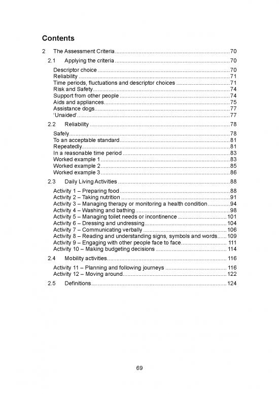Food Guide Pdf 116643 | Pip Assessment Guide Part 2 Assessment Criteria