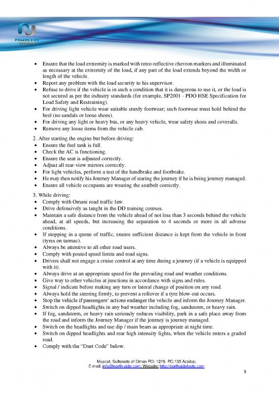 Journey Pdf 116803 | Road Safety Procedure And Journey Management