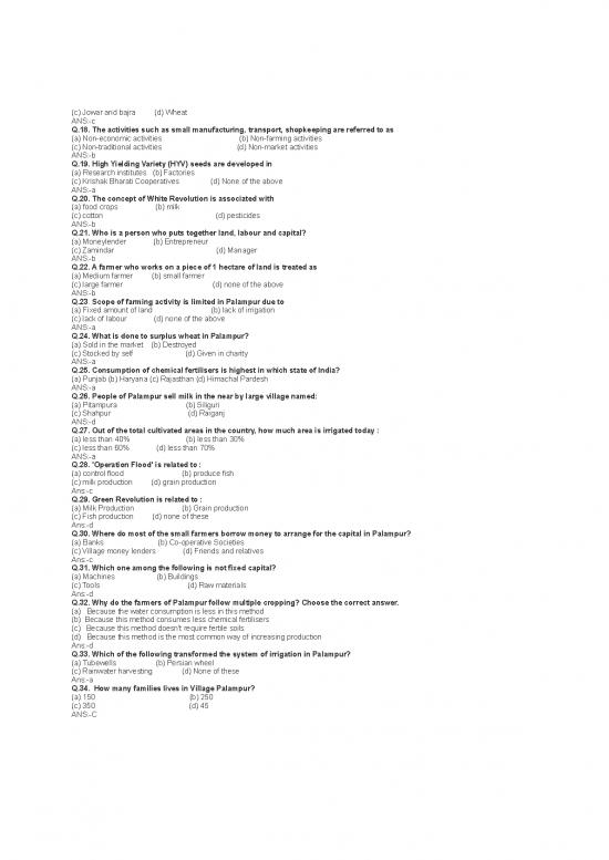 Economics Pdf 118663 | Class 9th Worksheet 3 Economics