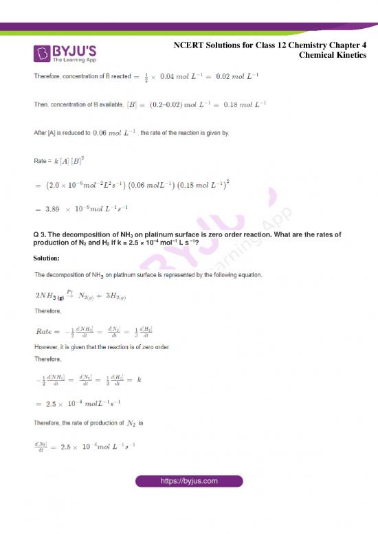Chemical Kinetics Ncert Pdf 117625 | Ncert Solutions For Class 12 ...