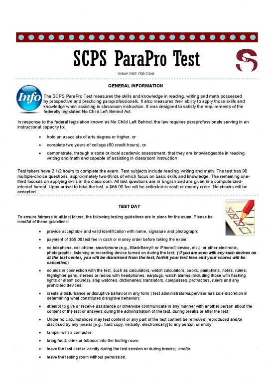 General Knowledge Pdf 120913 | Parapro Assessment Informationjdec 2017 ...