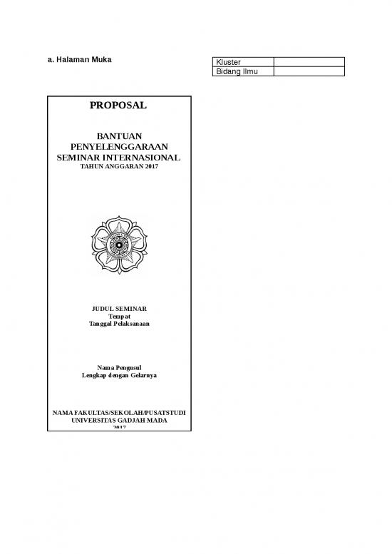 Template Proposal 2 | Proposal File