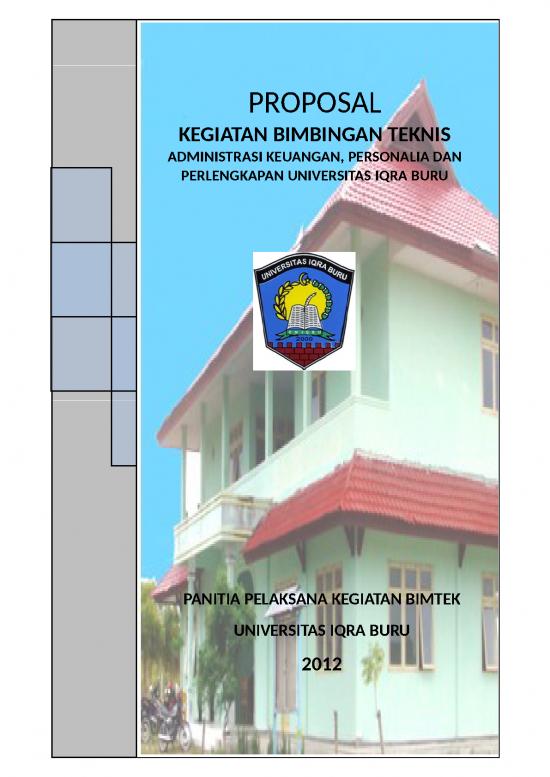 Proposal Bimtek | Proposal File Proposal Bimtek | Proposal File