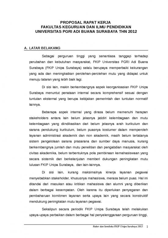 Contoh Proposal Penelitian Pendidikan 11407 | Proposal Raker Fkip 2011 ...