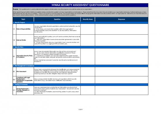 Excel Sheet Work 11648 | Ifb 21 24829 Questionnaire | Sample Application