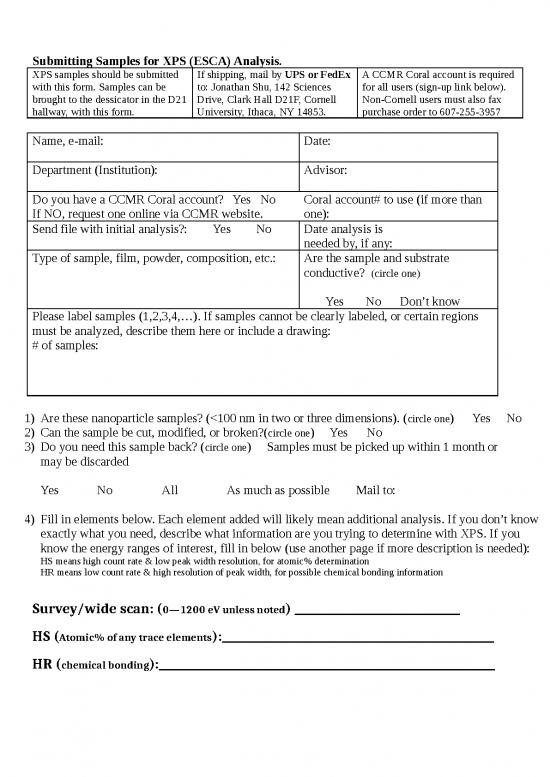 Xpssamplesubmission Andfaqs V6 | Sample Submission