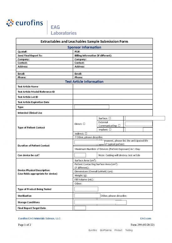Company Presentation Template 11880 | El Sample Submission Form 299 ...
