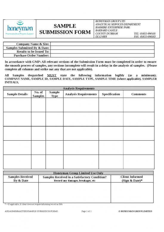 Company Presentation Template 11910 | Sample Submission Form 2017 ... Company Presentation Template 11910 | Sample Submission Form 2017 ...