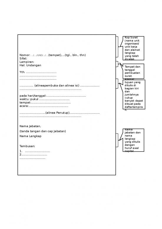 Contoh Format Surat Undangan Ekstern | File Undangan