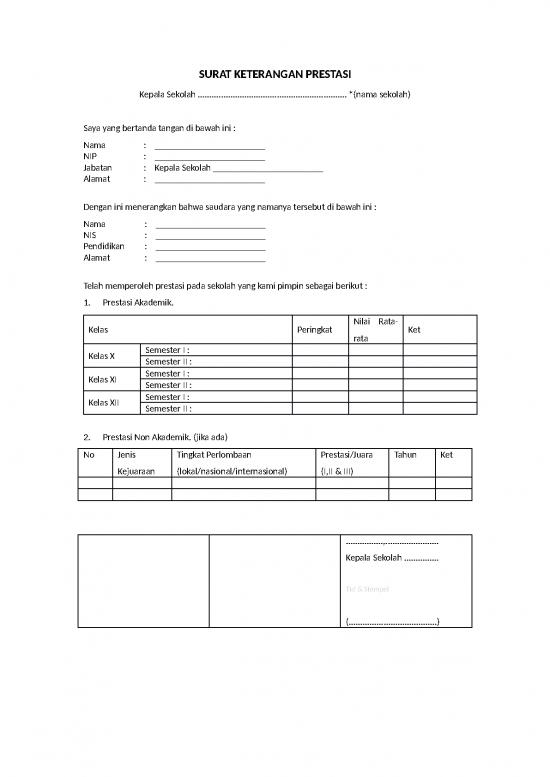 File - Surat Keterangan Id 12969 | Surat Keterangan Prestasi