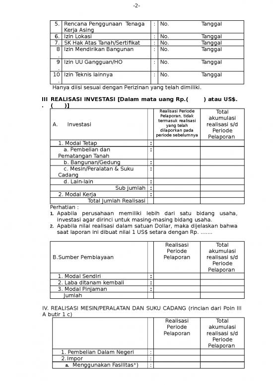 File - Laporan Kegiatan Id 11110 | Formulir I Lkpm Tahap Konstruksi ...