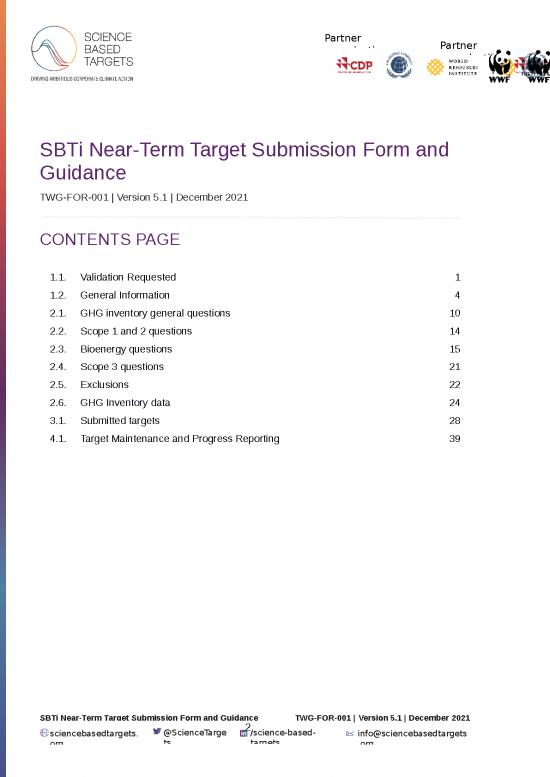 Inventory Spread Sheet 11825 | Sbti Target Submission Form | Sample ...