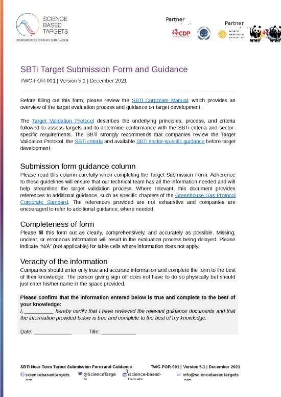 Inventory Spread Sheet 11825 | Sbti Target Submission Form | Sample ...