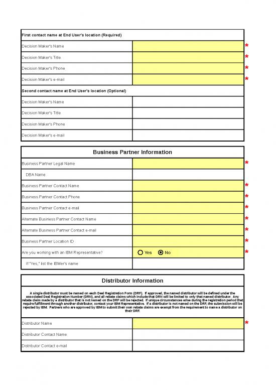 Account Template Excel Free Download 12398 | System X Deal Registration ...
