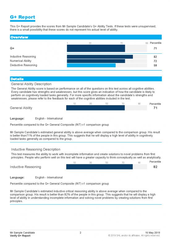 General Ability Test Pdf 124878 | Verify G Ability Report International ...
