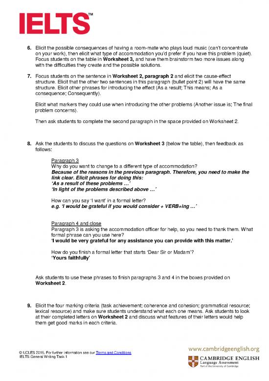 Ielts General Pdf 125009 | 231763 Ielts General Training Writing Task 1 ...