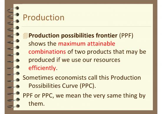 Economic Growth Pdf 126212 | Production Possibilities Frontier