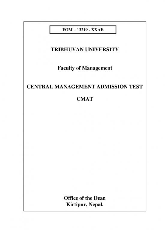 Mats Cmat Model Question