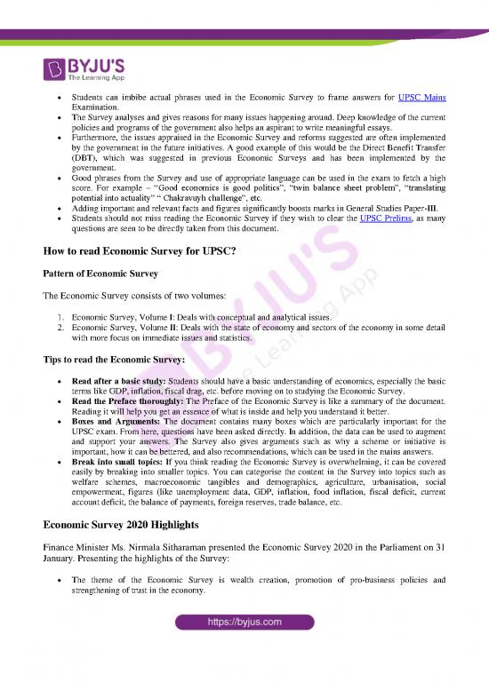 Economic Survey Highlights 129328 | Economic Survey Upsc Notes Economic Survey Highlights 129328 | Economic Survey Upsc Notes