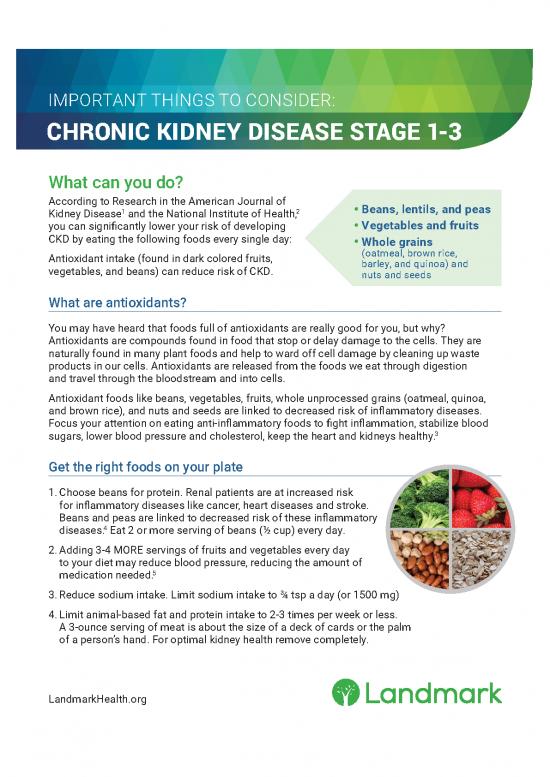 Teaching Ckd Stage 1 3 1