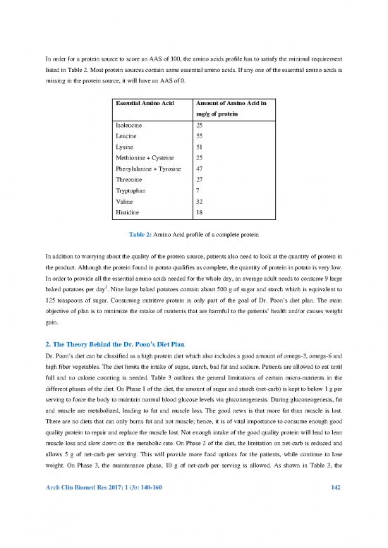 Diet Therapy Pdf 133624 | Identify The Most Suitable Sources Of Protein ...