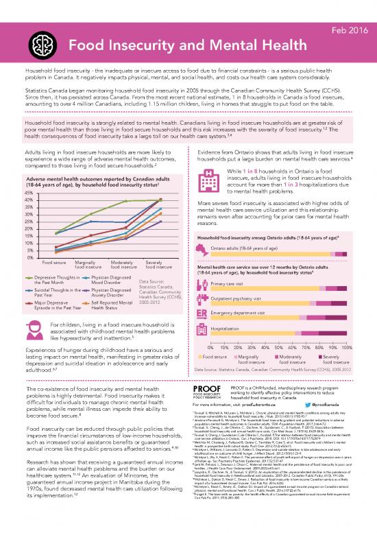Mental Health Fact Sheet Mental Health Fact Sheet